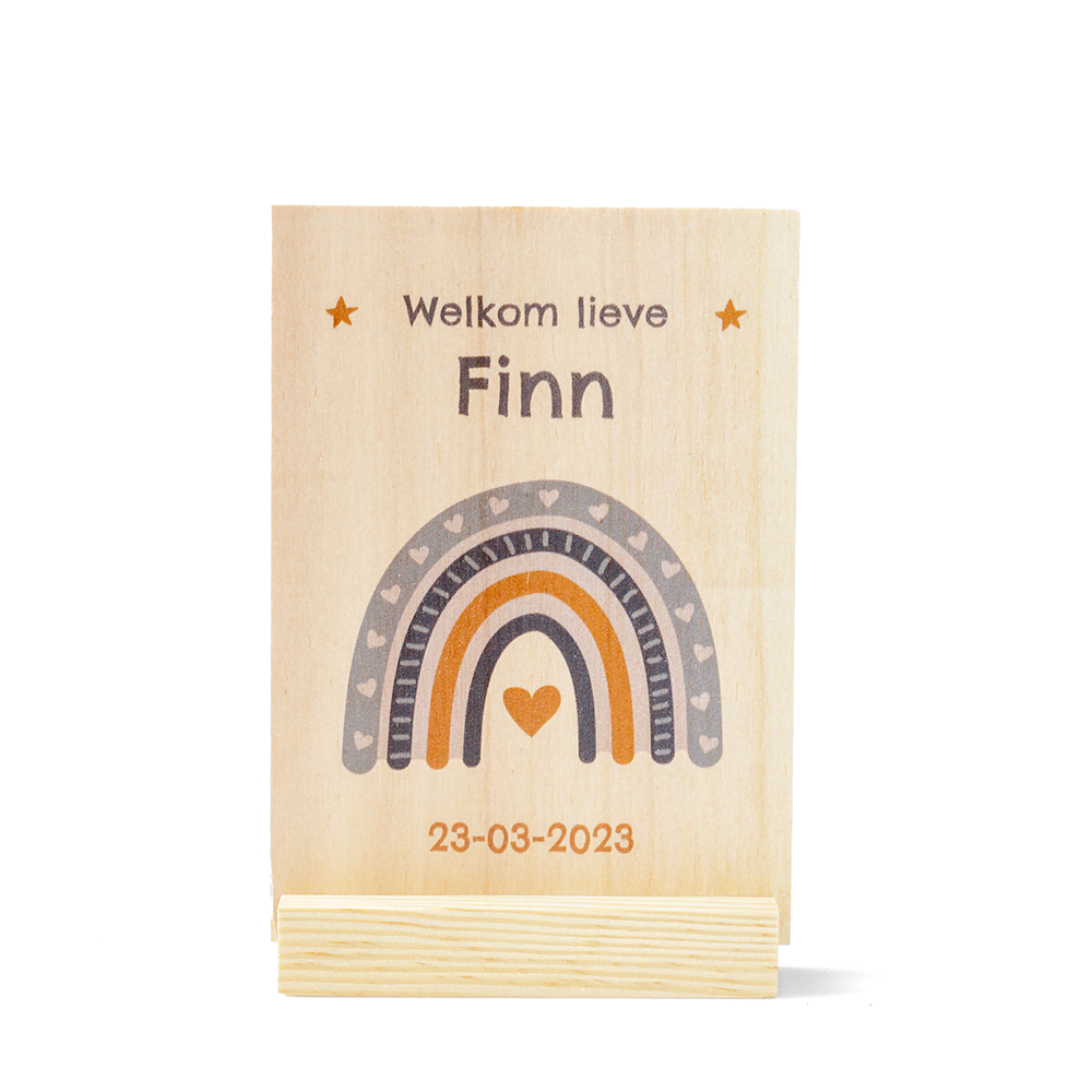 Houten geboortekaart maken | Inclusief houder | Baby | Kruidvat